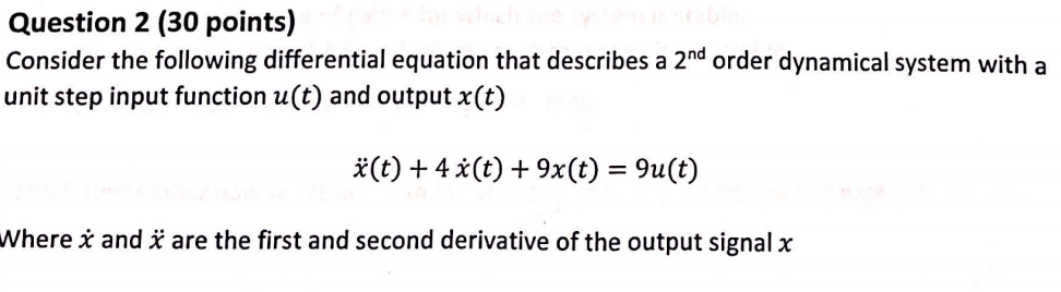 Solved Consider the following differential equation that | Chegg.com