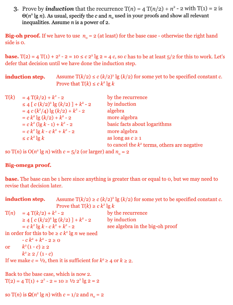 Solved 7. (12 points) Prove by induction (2 induction | Chegg.com
