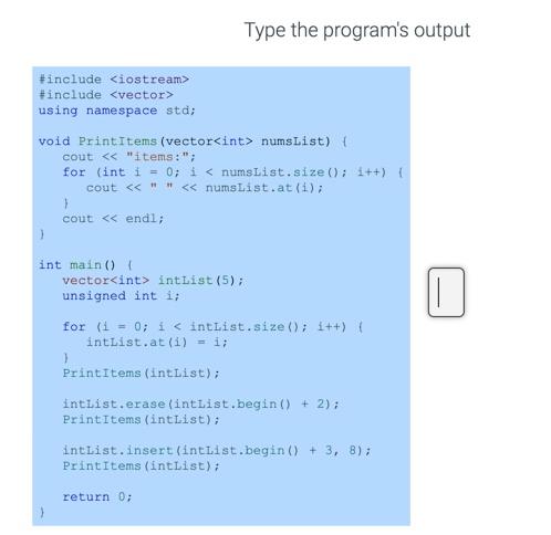 Solved Type the program's output #include #include using | Chegg.com