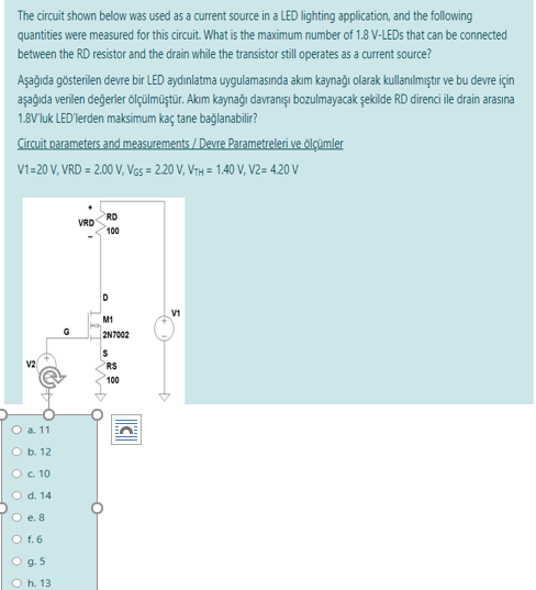 Solved The circuit shown below was used as a current source | Chegg.com