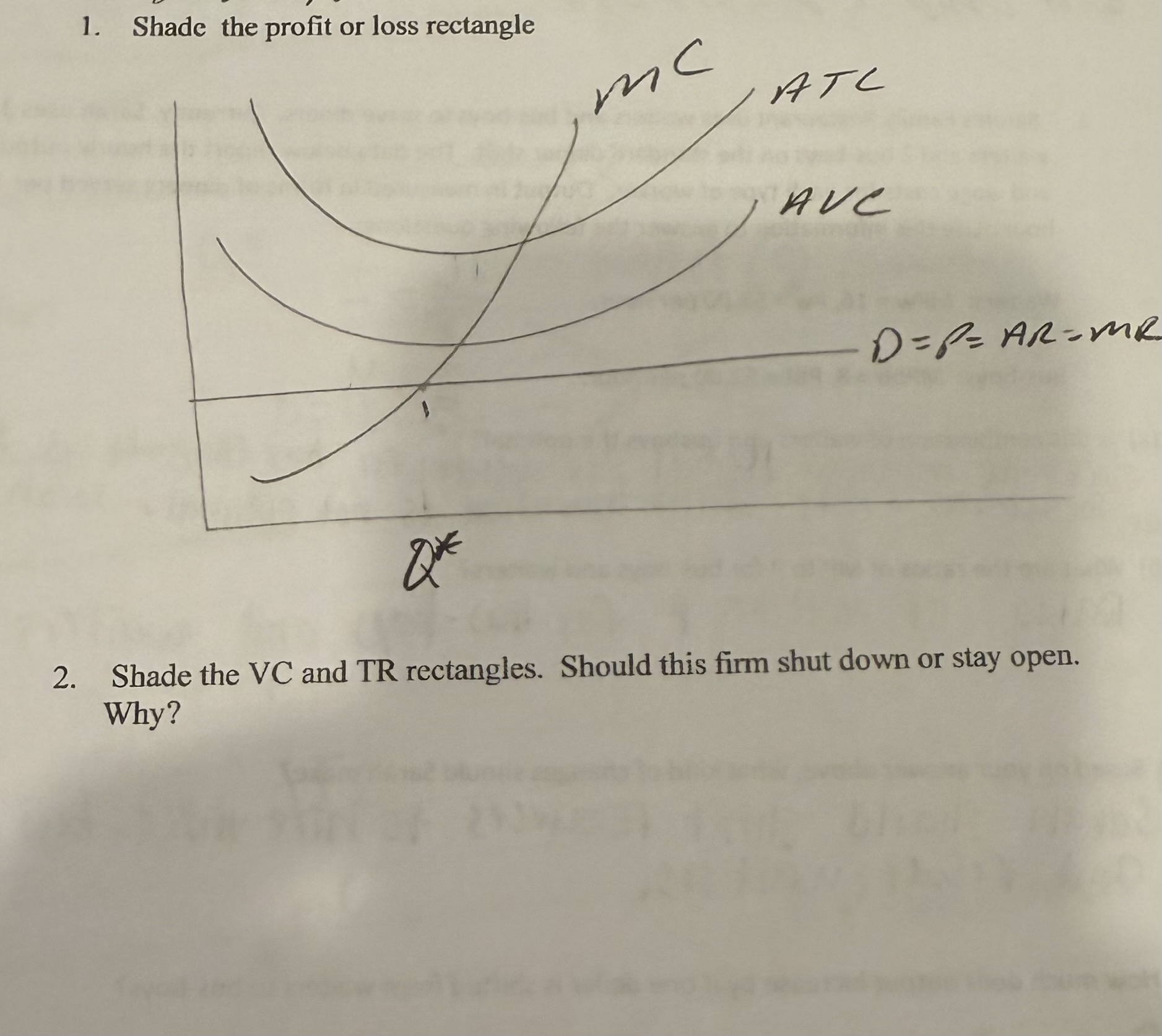 Solved by an EXPERT 1. ﻿Shade the profit or loss rectangle2. ﻿Shade the | Chegg.com