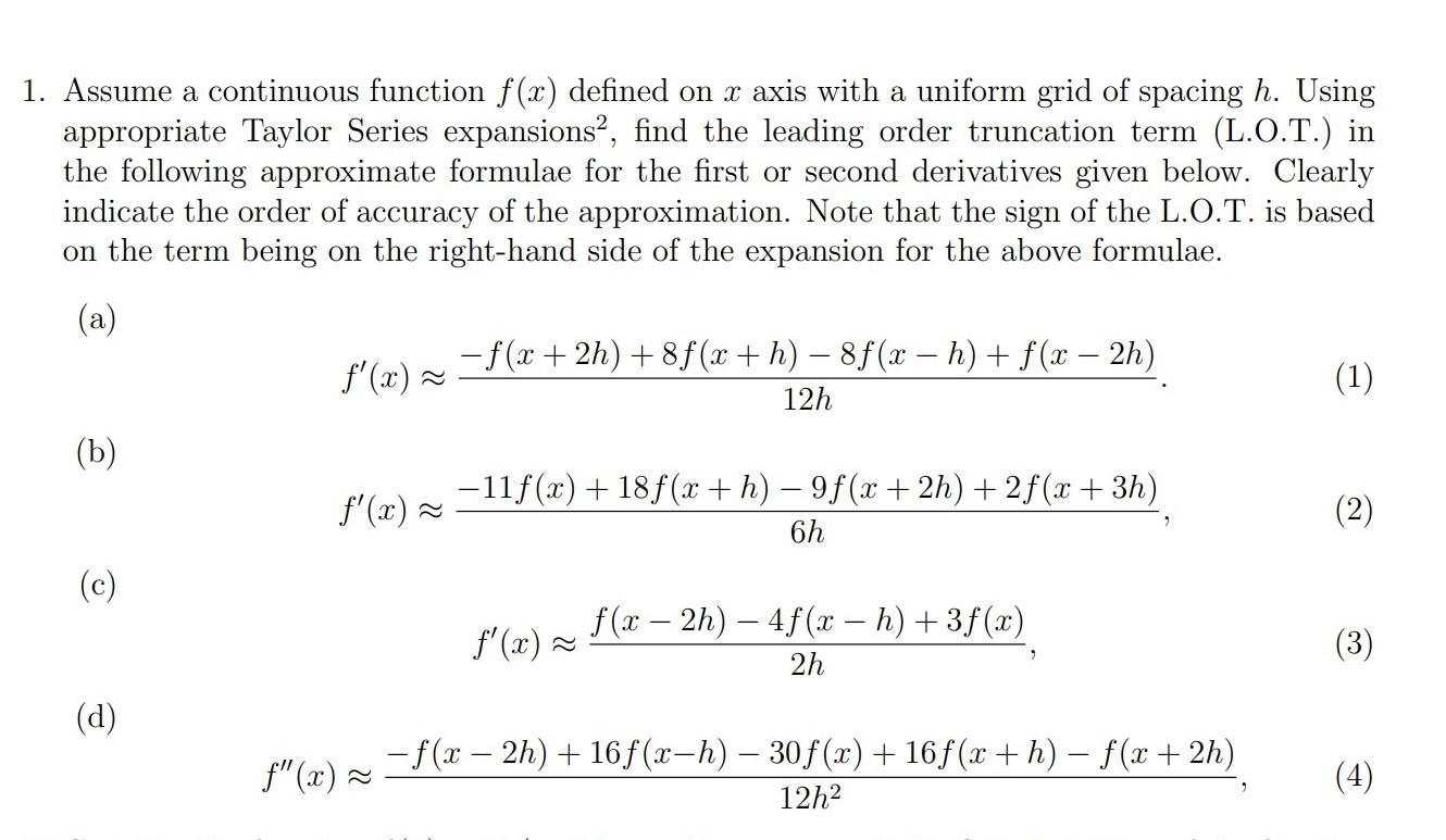 Solved Assume a continuous function f(x) defined on x axis | Chegg.com