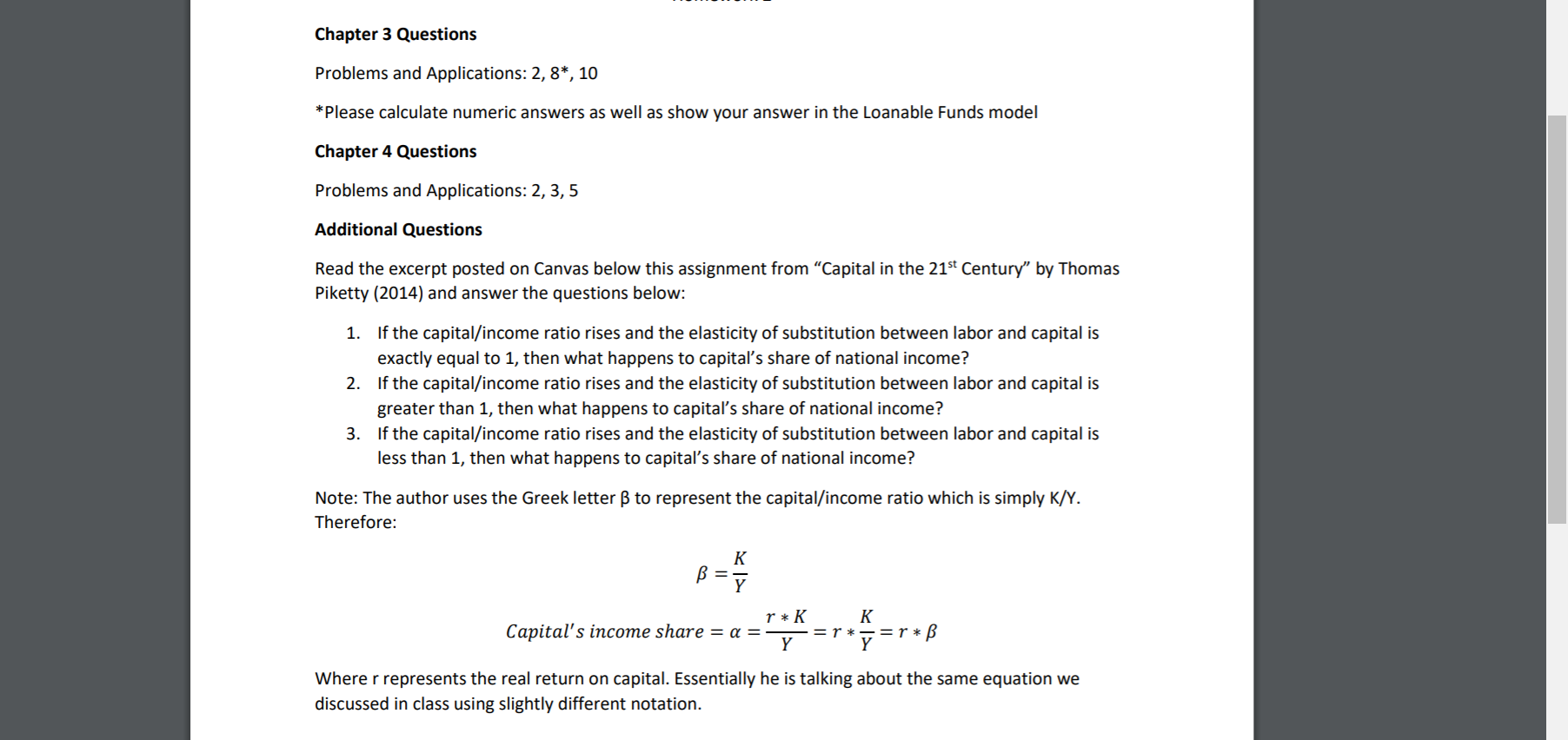 Chapter 3 Questions Problems and Applications: 2, 8*, | Chegg.com