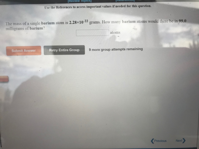 Solved Review Topics Use the References to access important | Chegg.com