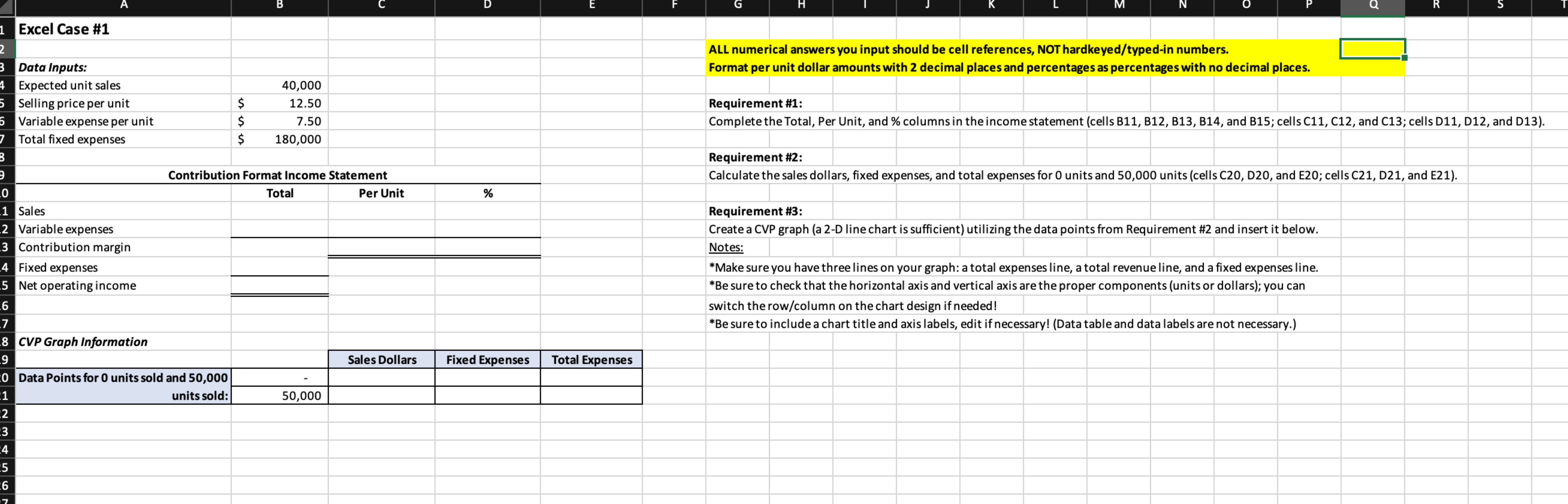 Solved ALL numerical answers you input should be cell | Chegg.com