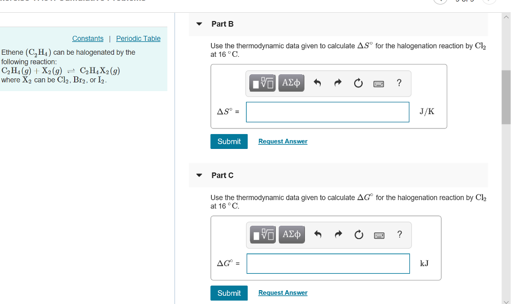 Solved Constants Periodic Table Part A Ethene (C,Hı) can be | Chegg.com