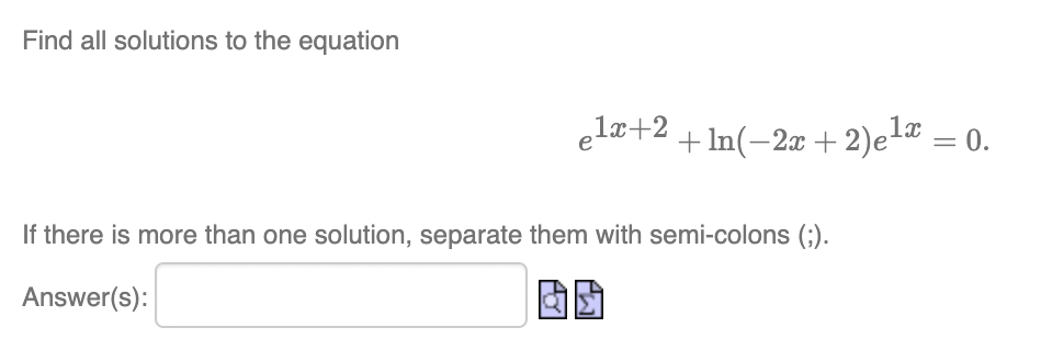 Solved Find all solutions to the equation | Chegg.com