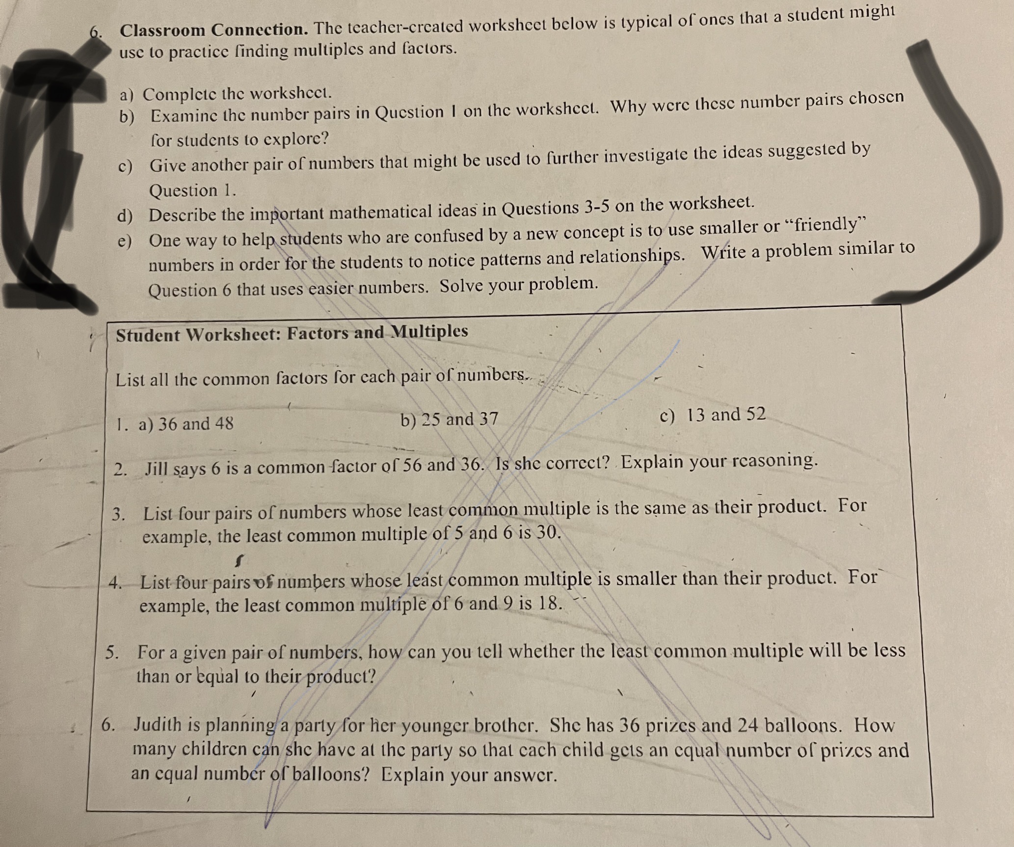 Solved Classroom Connection. The teacher-created workshect | Chegg.com