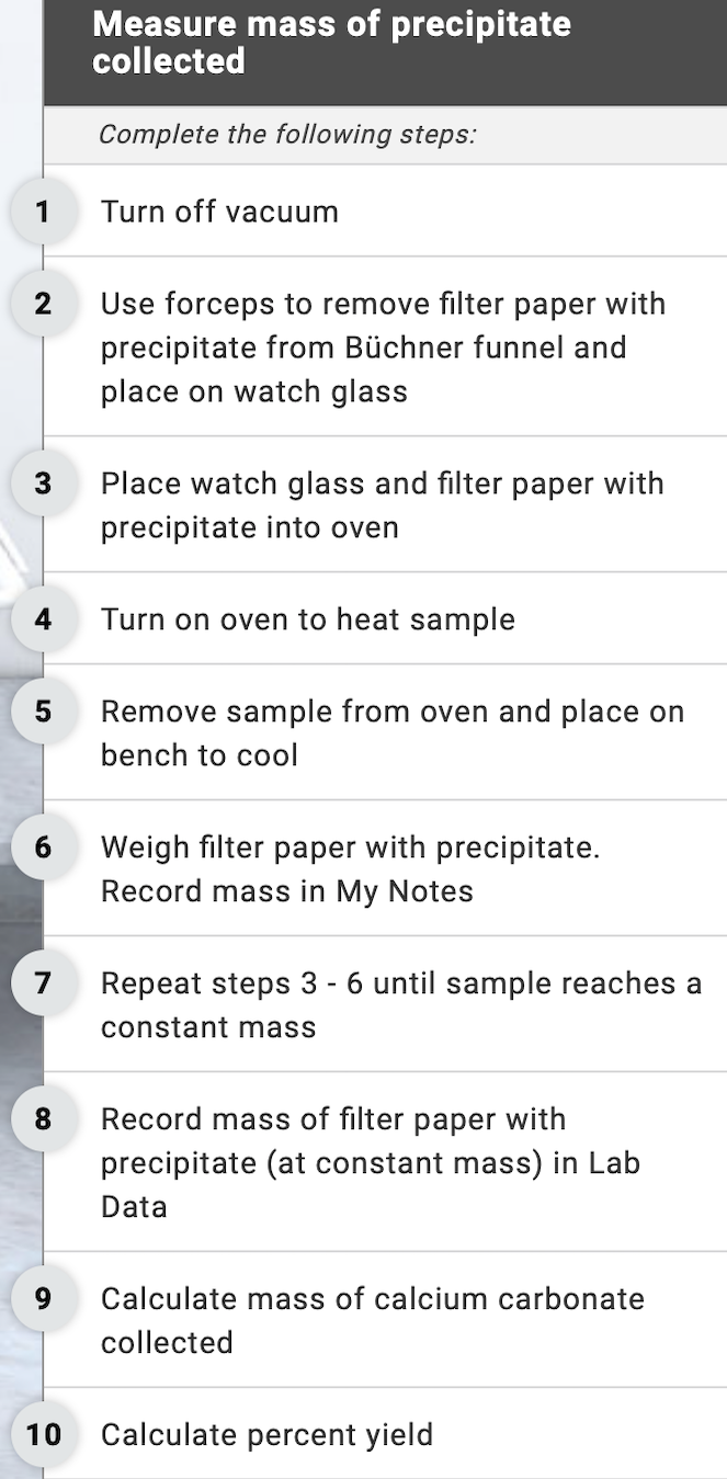 Solved Lab Data Х Verify that your sample is completely dry. | Chegg.com
