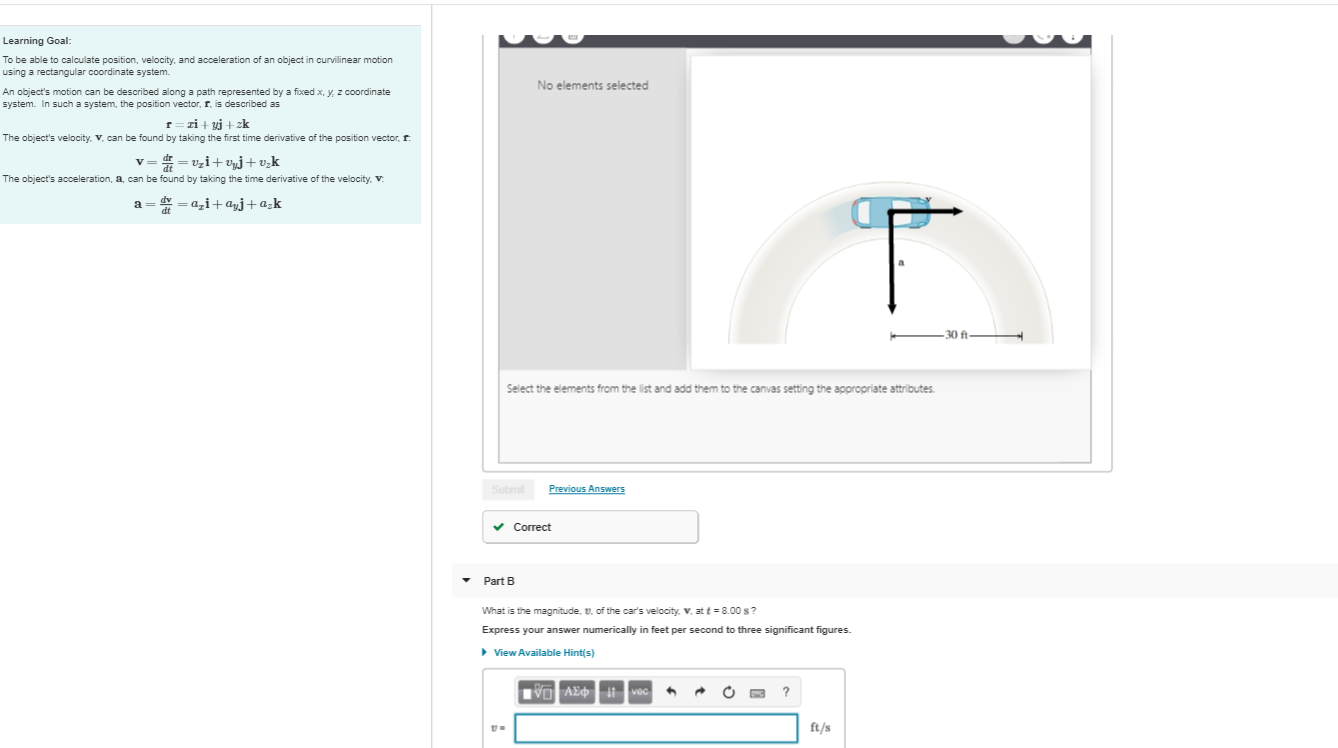Solved Learning Goal: To be able to calculate position, | Chegg.com