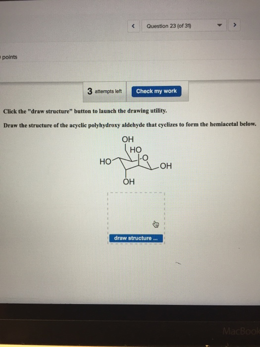 Solved Click the "draw structure" button to launch the | Chegg.com