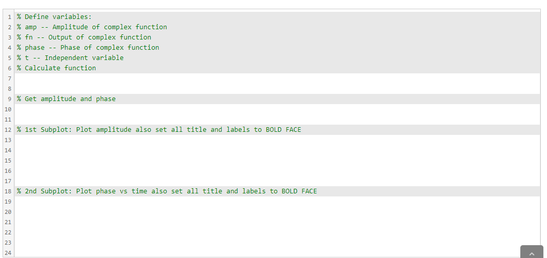 Solved Plotting on Amplitude and Phase of Complex Function O | Chegg.com