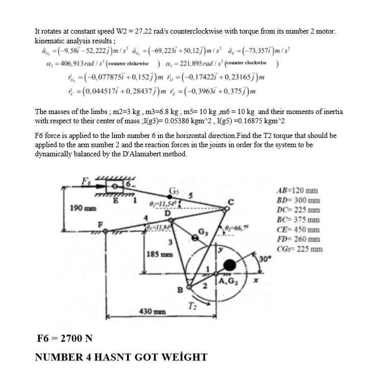 It rotates at constant speed W2 = 27.22 rad's | Chegg.com