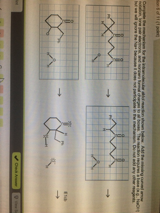 Solved Complete the mechanism for the intramolecular aldol | Chegg.com