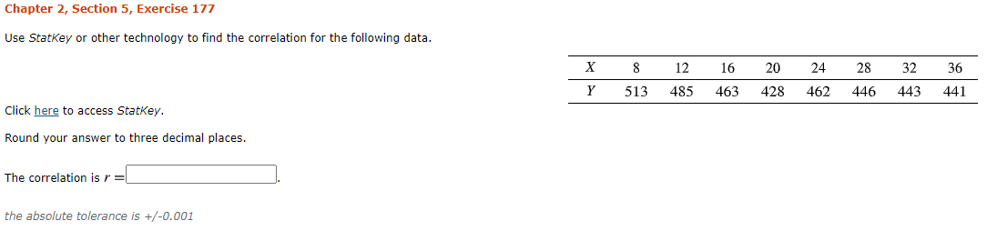 Solved Chapter 2 Section 5 Exercise 177 Use Statkey Or 6939
