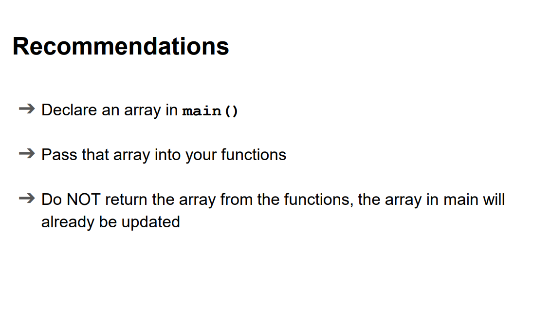 Solved "Processing1DArrays" Objective: • To design and | Chegg.com