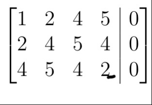 Solved Row reduce the following (augmented) matrices to | Chegg.com