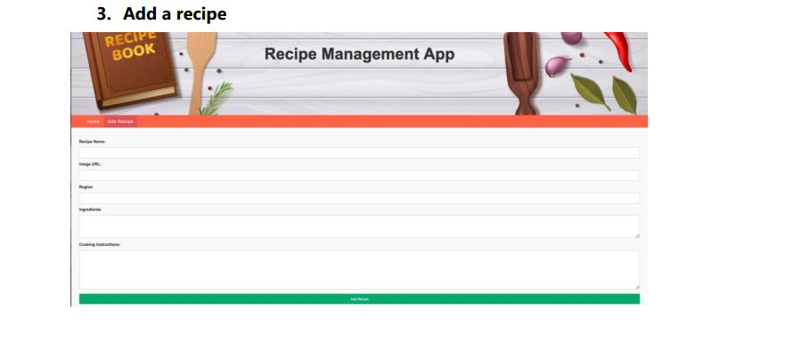 Solved PART B - Implementing the UI using Next.js and React | Chegg.com