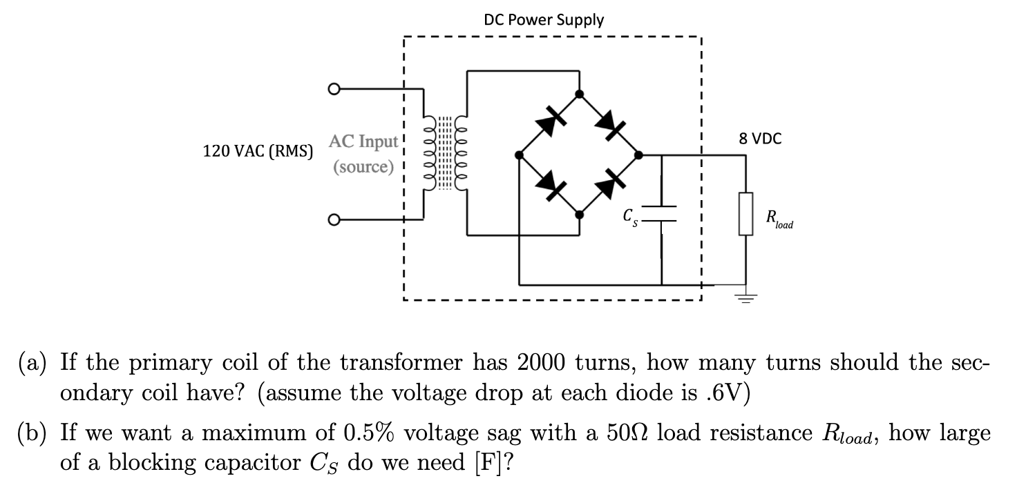 Solved (a) If the primary coil of the transformer has 2000 | Chegg.com