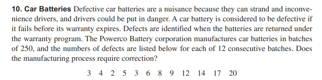 Solved Control Charts for p. In Exercises 5-12, use the | Chegg.com