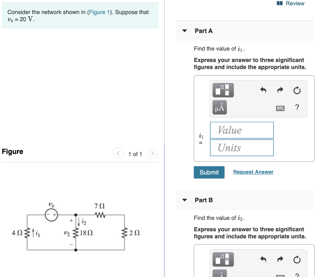 Solved Review The Circuit Shown In Figure 1 Contains A