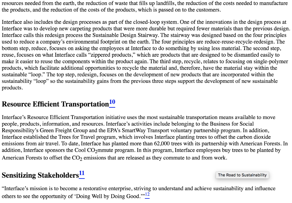 Read the Interface Carpets case (11). What do you | Chegg.com