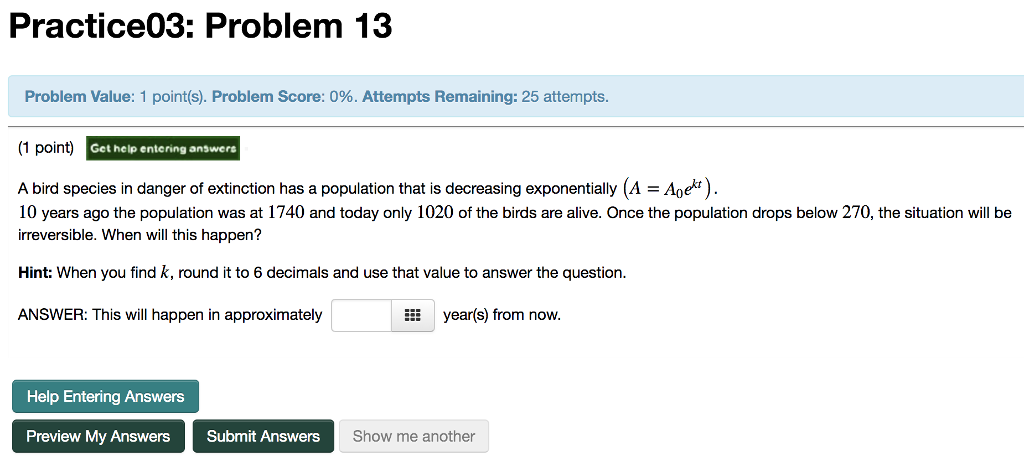 Solved Practice03: Problem 13 Problem Value: 1 point(s). | Chegg.com