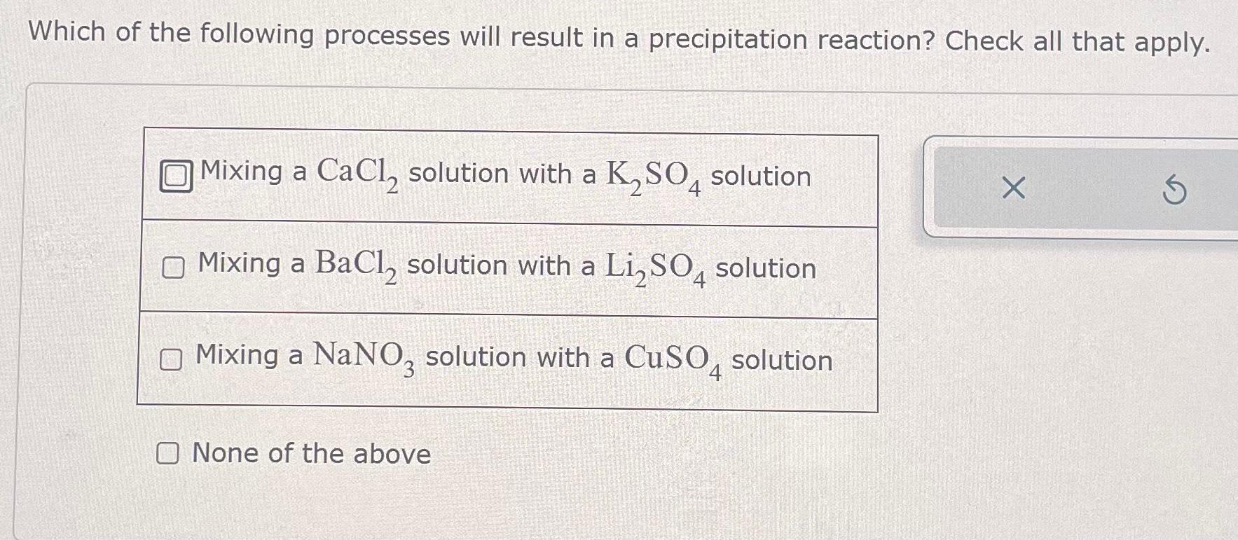 Solved Which of the following processes will result in a | Chegg.com