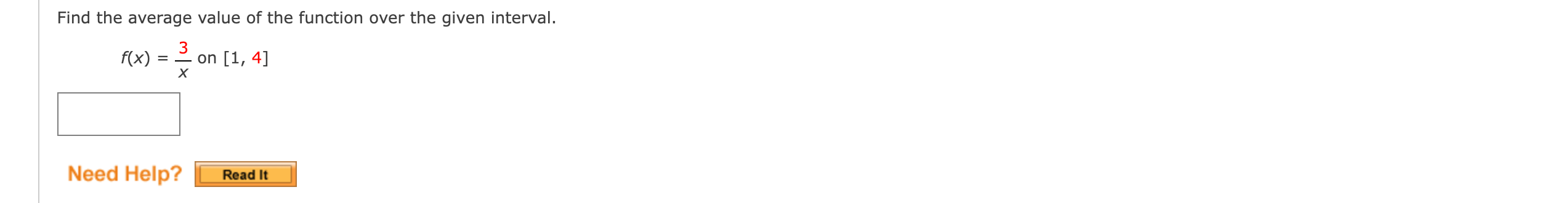 Solved Find the average value of the function over the given | Chegg.com