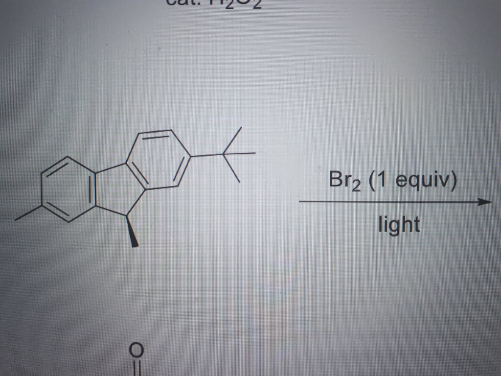 Solved Br2 (1 equiv) light | Chegg.com