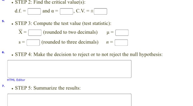 Find the critical value(s) for the t test for each - Cloud Essays