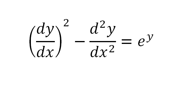 Solved dy dx. 2 d²y dx² = ev | Chegg.com