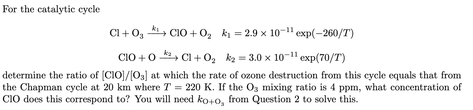 Solved For the catalytic cycle | Chegg.com