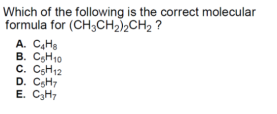 Solved What is the parent chain of the boxed compound? A. | Chegg.com