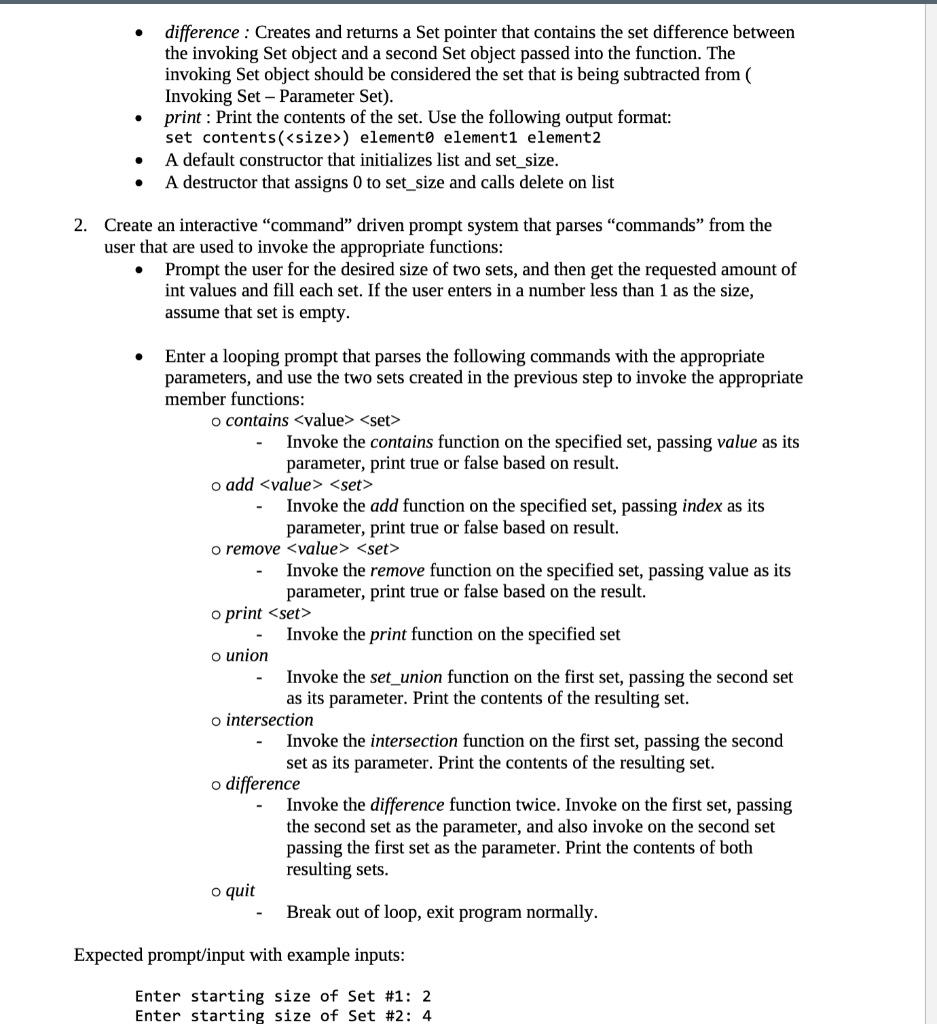 class List { private: ListNode* head; ListNode* | Chegg.com