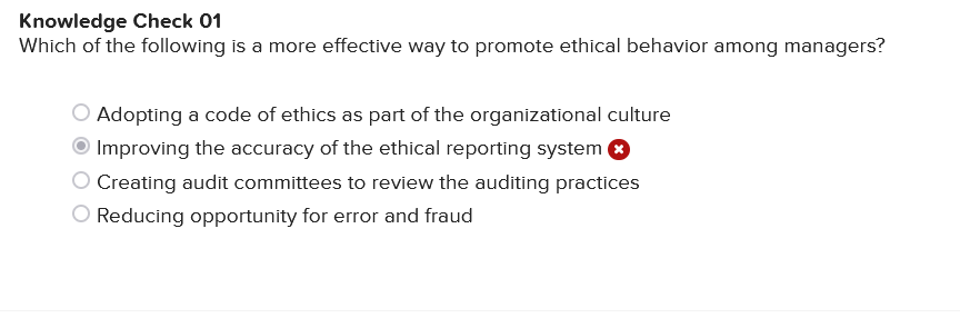 Solved Knowledge Check 01 Which of the following is a more | Chegg.com