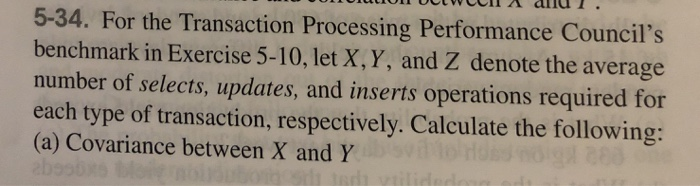 5 34 For The Transaction Processing Performance