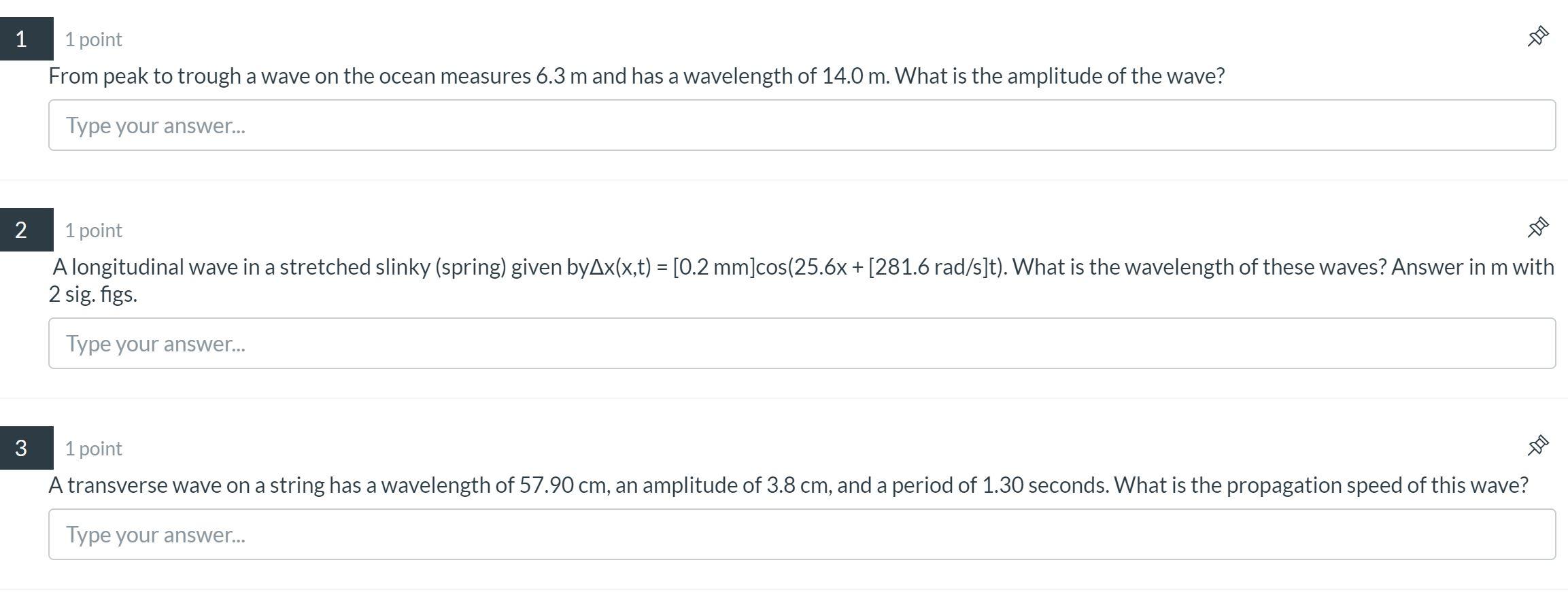 Solved Please answer these 3 questions for me. I will | Chegg.com