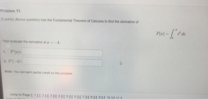 Solved Use the Fundamental Theorem of Calculus to find the | Chegg.com