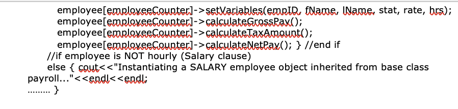Solved I need to expand the below payroll program to combine | Chegg.com