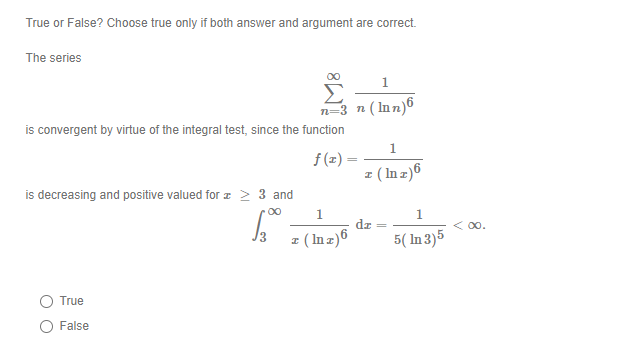 Solved True or False? Choose true only if both answer and | Chegg.com