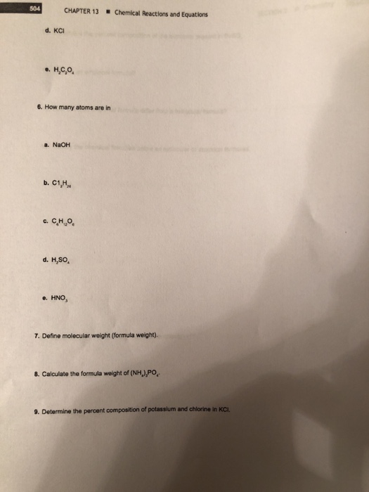 Solved Answer and solutions to odd Numbered exercise are in | Chegg.com