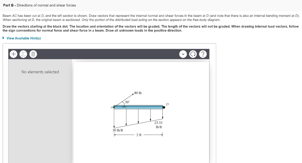 Solved Learning Goal: To determine the internal loads within | Chegg.com