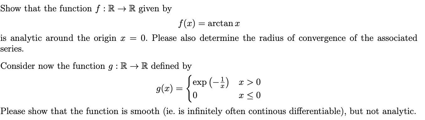 Solved Show that the function f : R + R given by f(x) = | Chegg.com