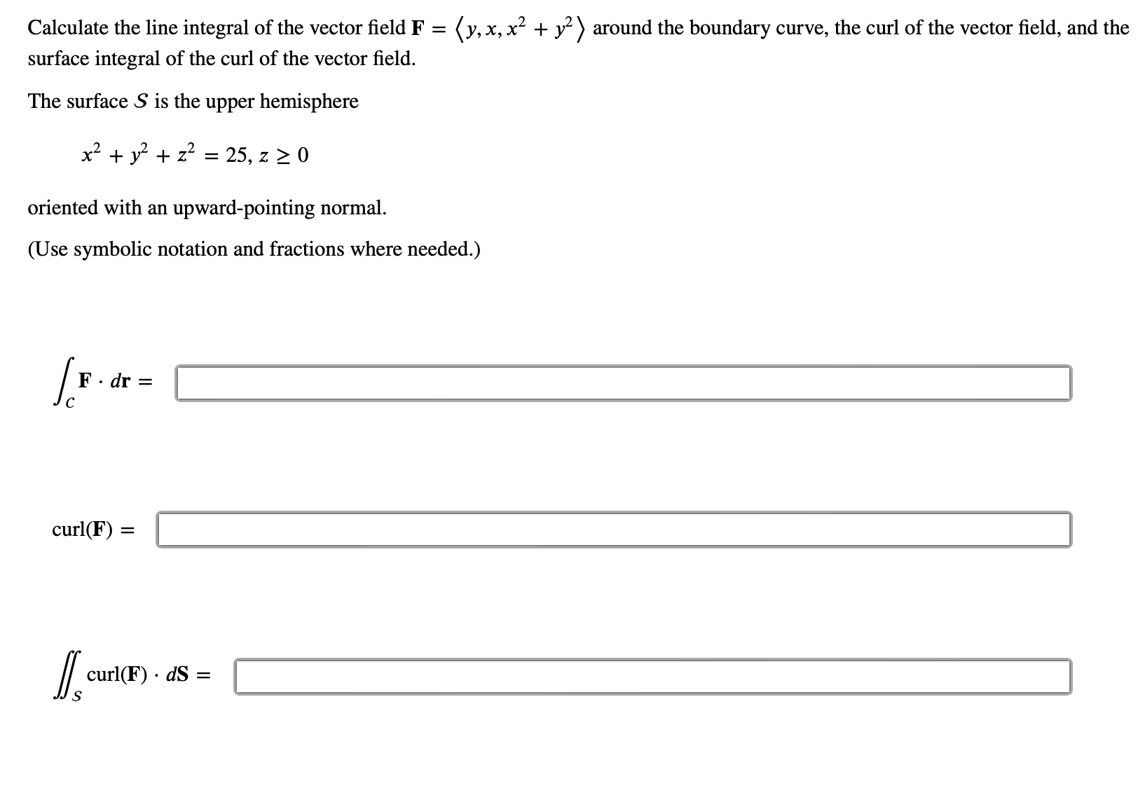 Solved Calculate the line integral of the vector field | Chegg.com