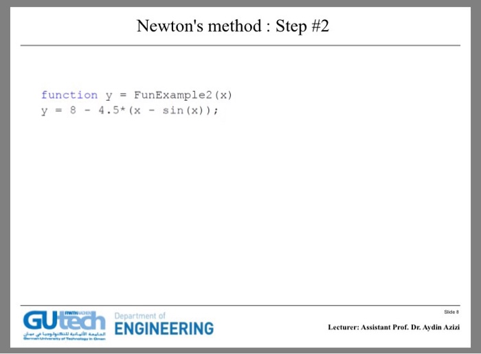 Solved 1. Modify the function NewtonRoot that is reviewed in | Chegg.com