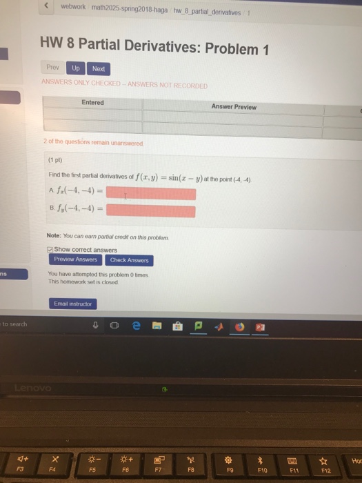 Solved webwork math2025-spring2018-haga hw 8 partial | Chegg.com