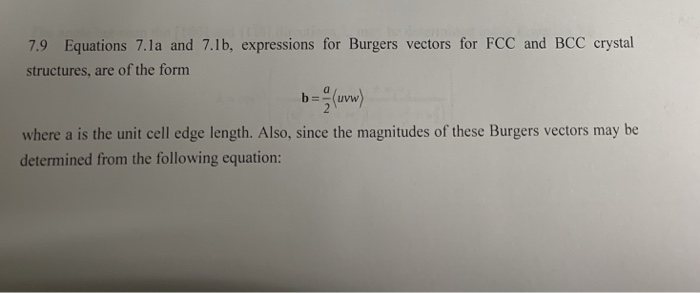 Solved 7.9 Equations 7.la and 7.1b, expressions for Burgers | Chegg.com