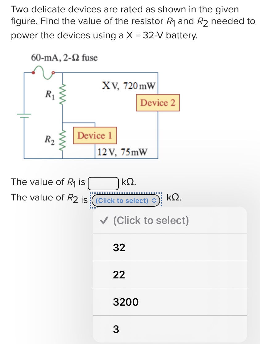Solved Two delicate devices are rated as shown in the given | Chegg.com