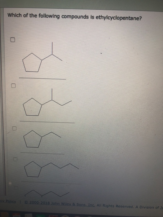 Solved Which of the following compounds is | Chegg.com
